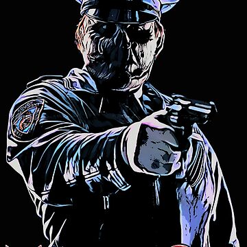 "Maniac Cop" Sticker for Sale by American Artist | Redbubble