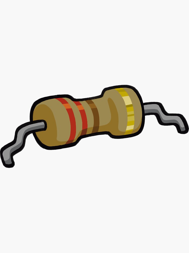 "220Ω Resistor" Sticker for Sale by theTomasPat | Redbubble