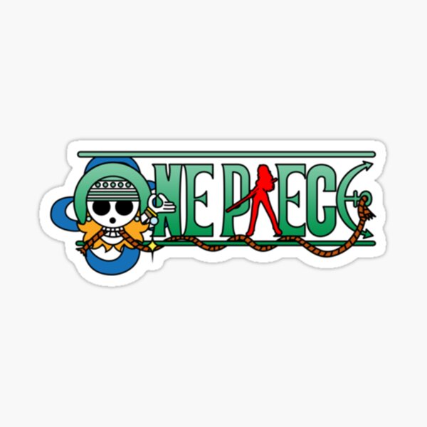"One Piece Nami Logo , One Piece" Sticker by CREATIVE-ANIME | Redbubble