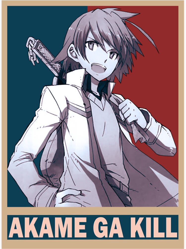 "Tatsumi Akame ga Kill Akame ga Kiru Vintage-Vektor-Anime-Design ...