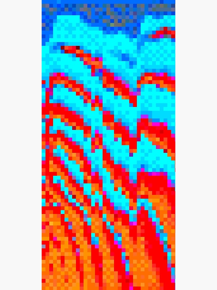 "Thermal pixel art edit" Poster for Sale by animalwithclo | Redbubble