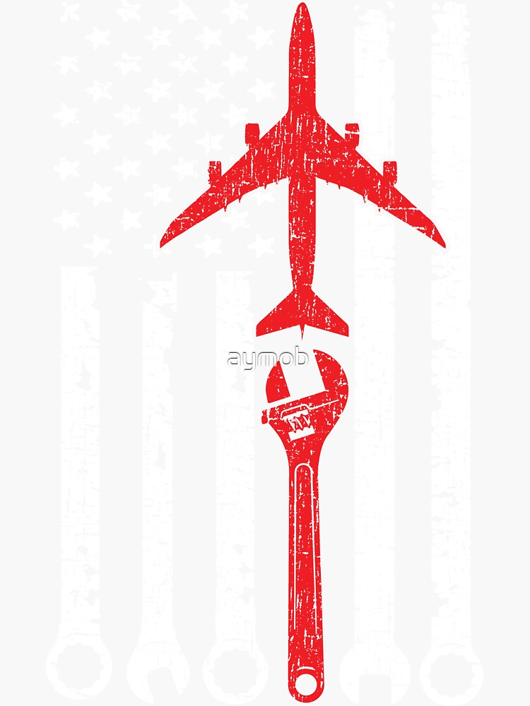"Airplane Mechanic American Flag Shirt, Plane Aircraft Shirt, Aircraft ...