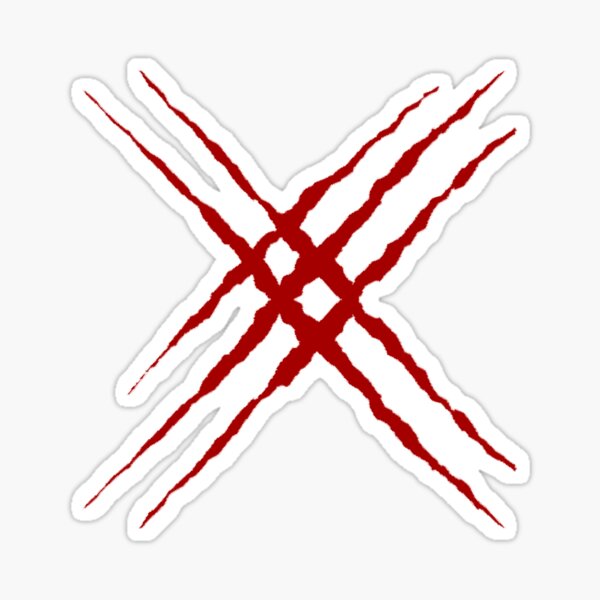 "X-10 & X-23 Claw Rip" Sticker by PETRIPRINTS | Redbubble