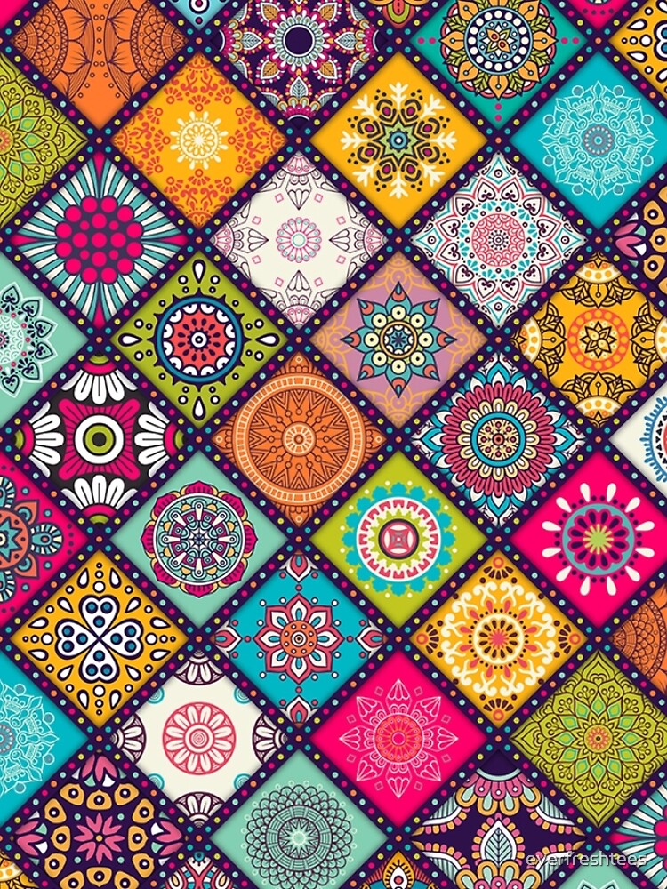 "Mandala Hippie Bohemian Boho Ethnic Pattern Novelty Print" Leggings ...