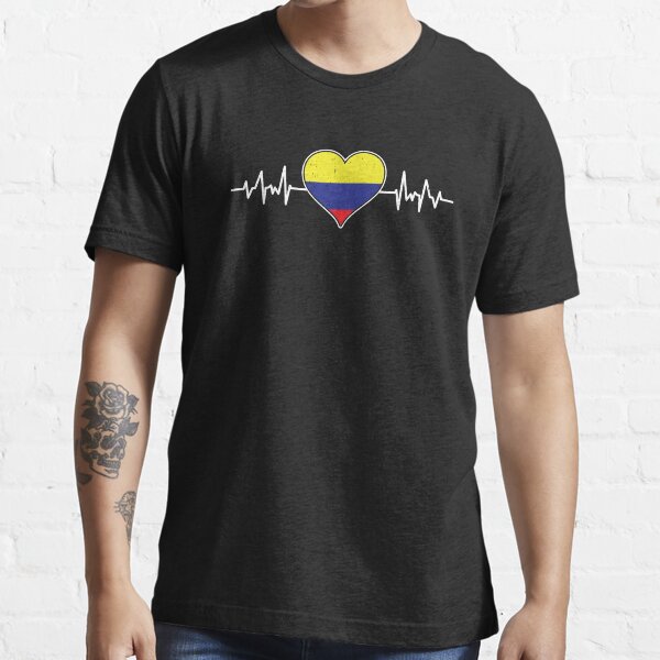"Colombia Heart Flag Shirt, Colombian Shirt, Colombia Proud Shirt ...