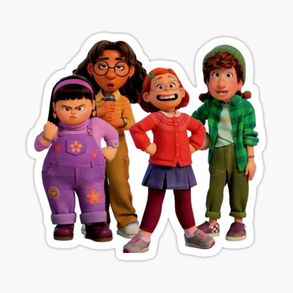 "turning red" Sticker by carter-styl | Redbubble