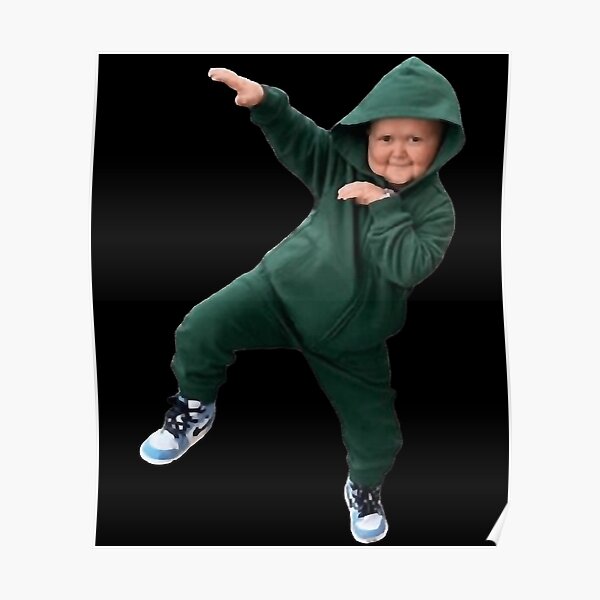 "Hasbulla dance" Poster for Sale by JerryBryan | Redbubble