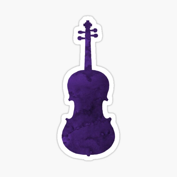 "Viola" Sticker by BittenByErmines | Redbubble