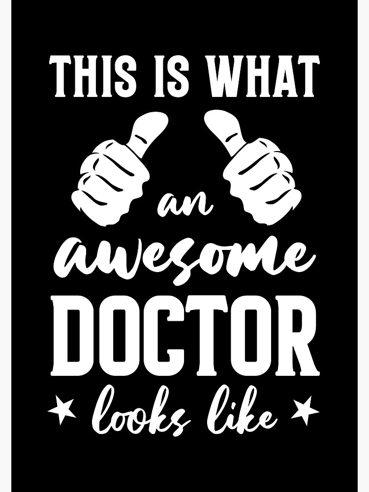 "Funny Doctor Gift: This Is What An Awesome Doctor Looks Like Medical ...