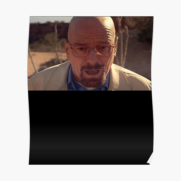 "Walter White Meme" Poster for Sale by JerryBryan | Redbubble