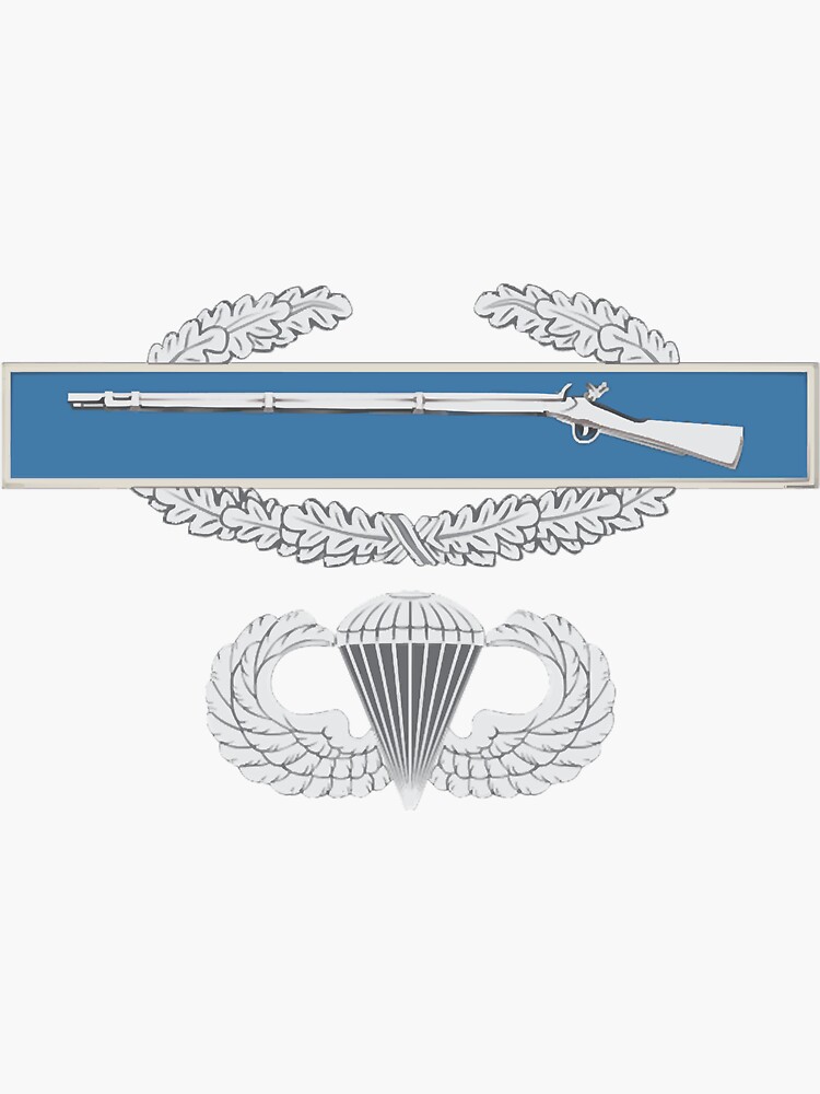 "CIB Airborne" Sticker by BruceGanya | Redbubble