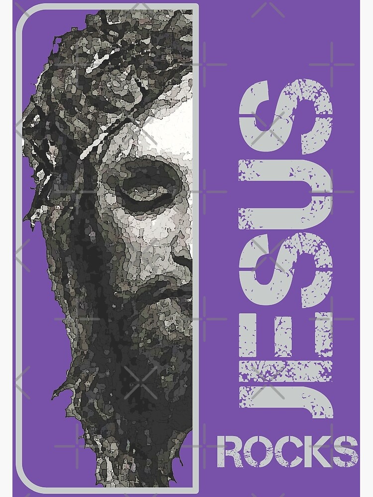 "Jesus Rocks" Poster for Sale by RelicsOfTheDay | Redbubble