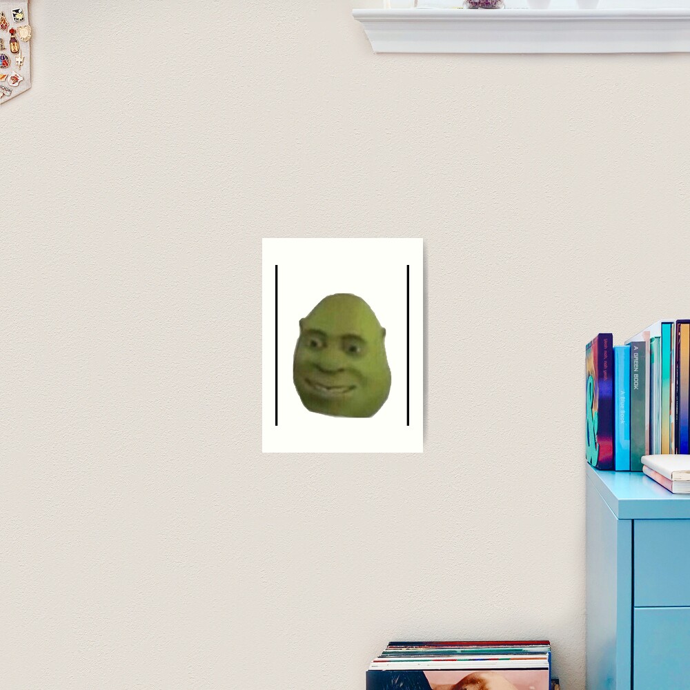 "Shrek Flexing meme" Art Print by AlanSmithStore | Redbubble