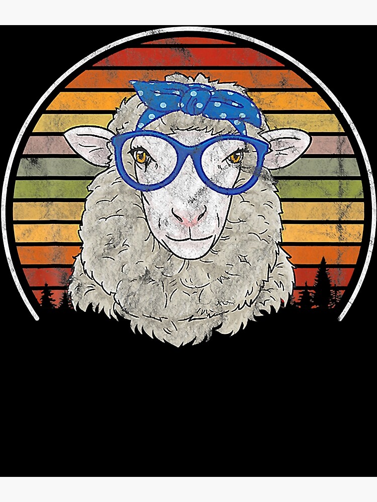 "Vintage Sheep Farmer Retro Sheep Premium " Poster by MollieWeisbe ...