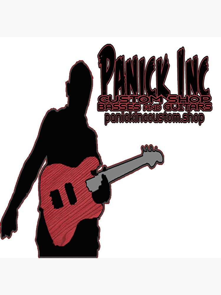 Póster «Logotipo de bajista rosa de Panick Inc» de panickinc | Redbubble