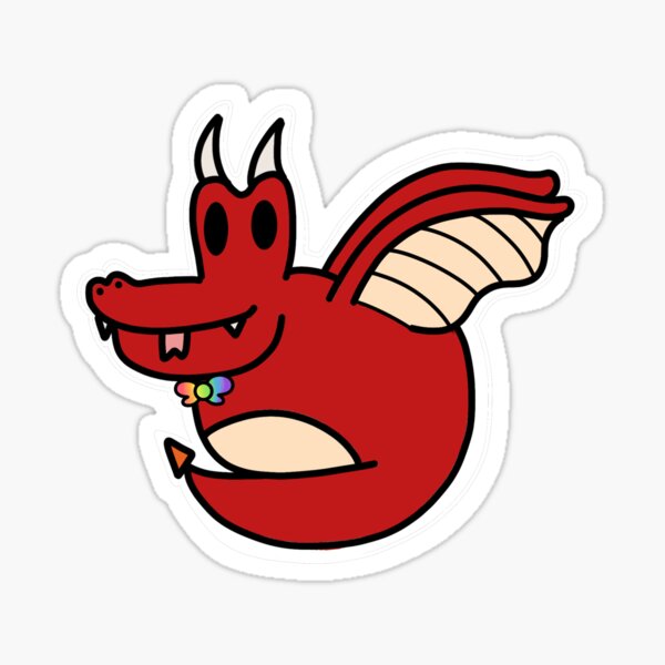 "Dapper Dragon" Sticker for Sale by ElainethePanda | Redbubble