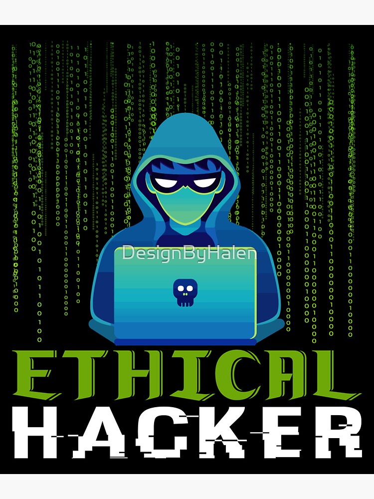"Ethical Hacker" Sticker by DesignByHalen | Redbubble