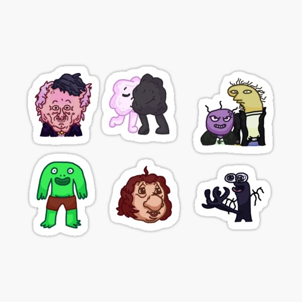 "Smiling Friends Sticker Set 2" Sticker by potatobros73 | Redbubble