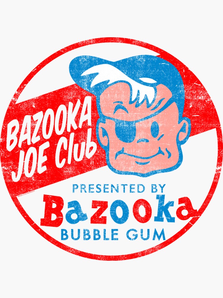 "Bazooka Joe" Sticker by Rnaohn934 | Redbubble