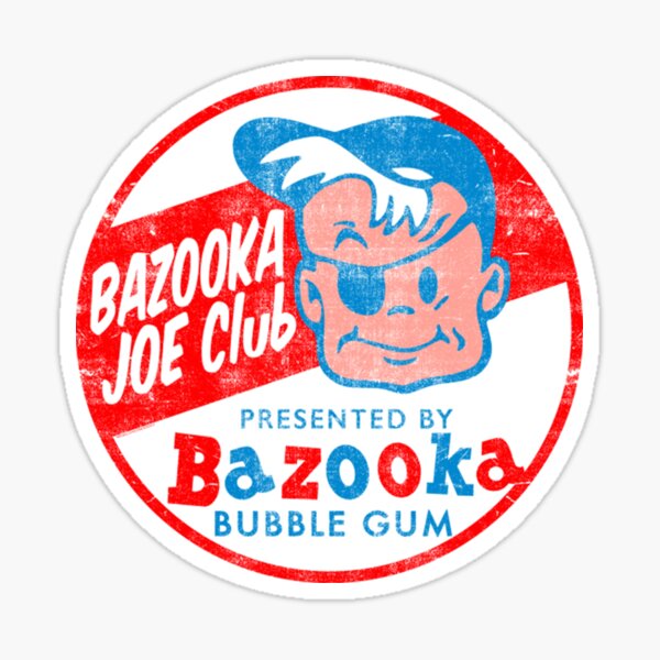 "Bazooka Joe" Sticker by Rnaohn934 | Redbubble
