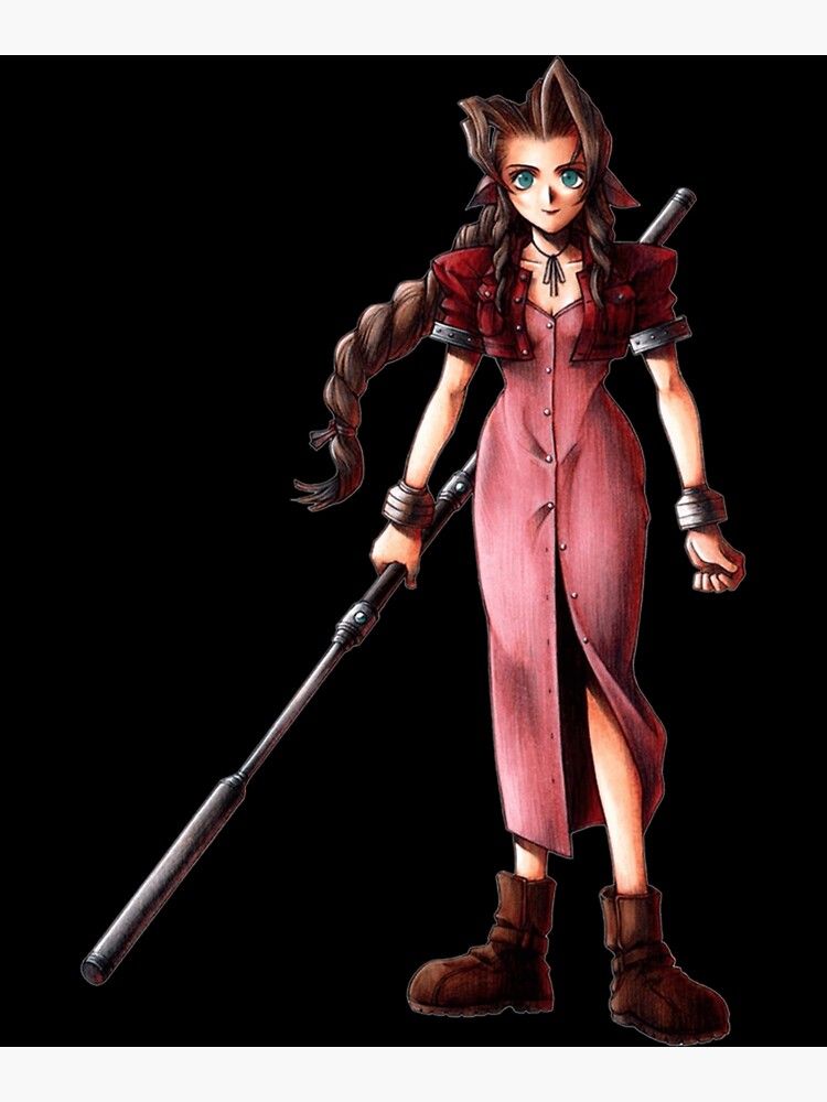 "Final Fantasy VII - Aerith Classic ." Poster by chivasbever | Redbubble