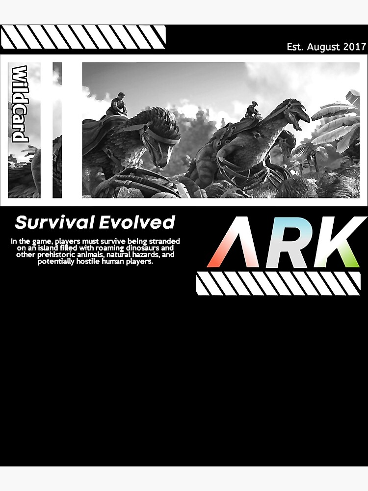 "ARK Survival Evolved Simple Design" Poster for Sale by claudiejaymi21 ...