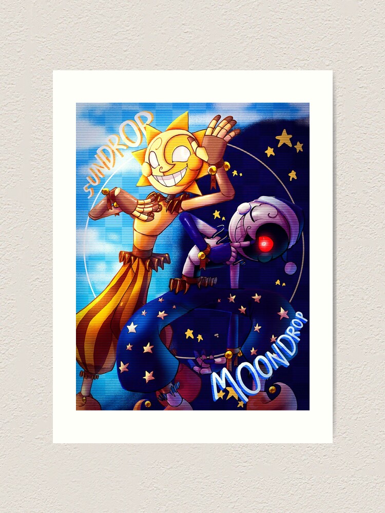 "Five Nights at Freddy's Security Breach - SUNDROP and MOONDROP" Art ...