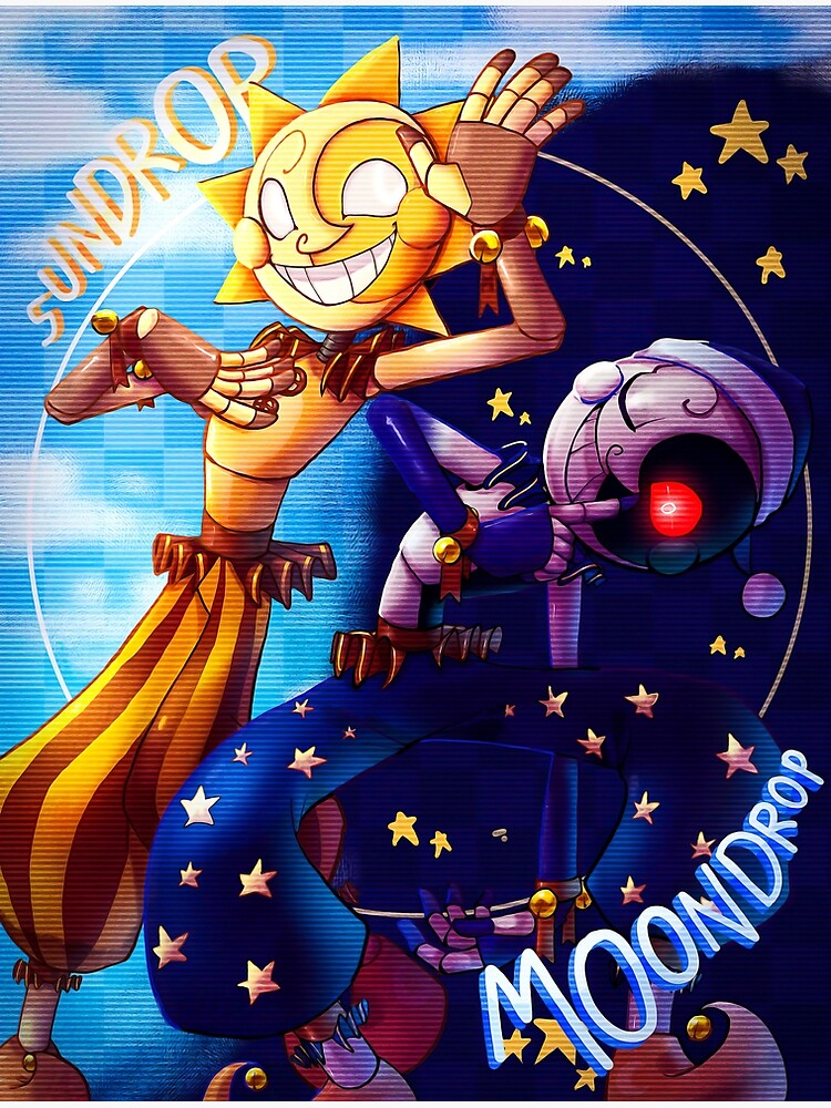 Póster «Five Nights at Freddy's Security Breach - SUNDROP y MOONDROP ...