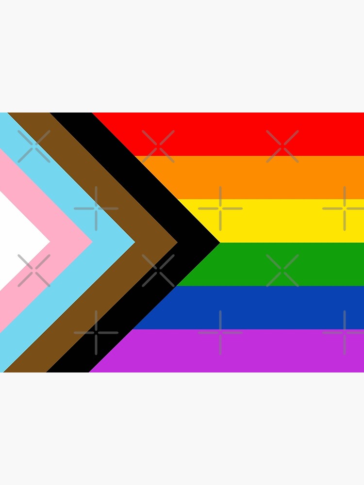 "Progressive LGBT Pride Flag" Poster for Sale by olivks | Redbubble