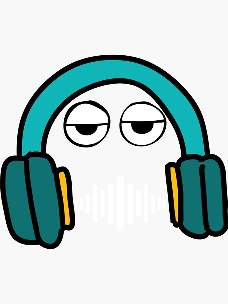 "Airpod Max " Sticker by CharacterBoxUK | Redbubble