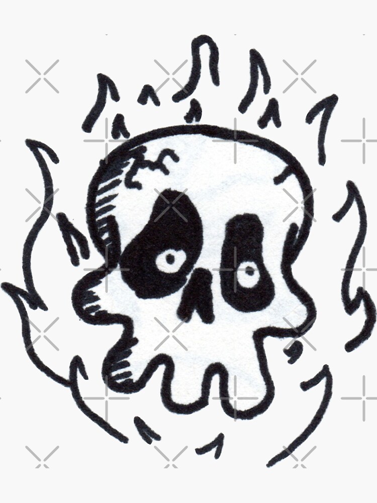 "Sharpie Art | Original Monster Art | Pumpkin" Sticker by Hexxyl ...