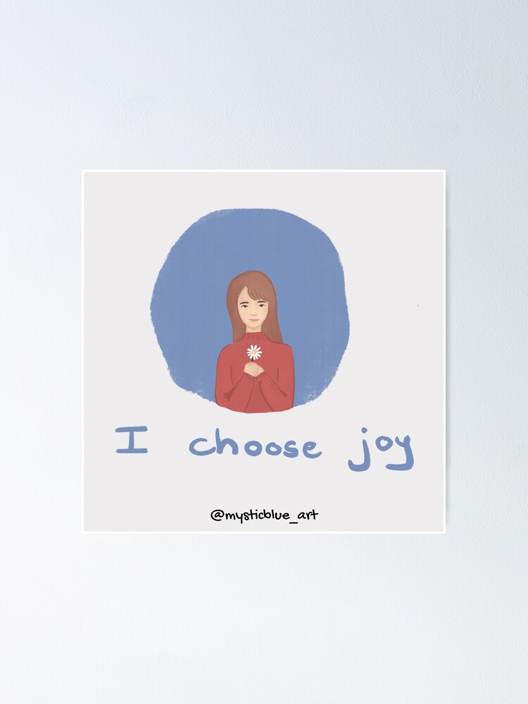 "Positive Affirmations blue aesthetic Girl Illustration and quote ...