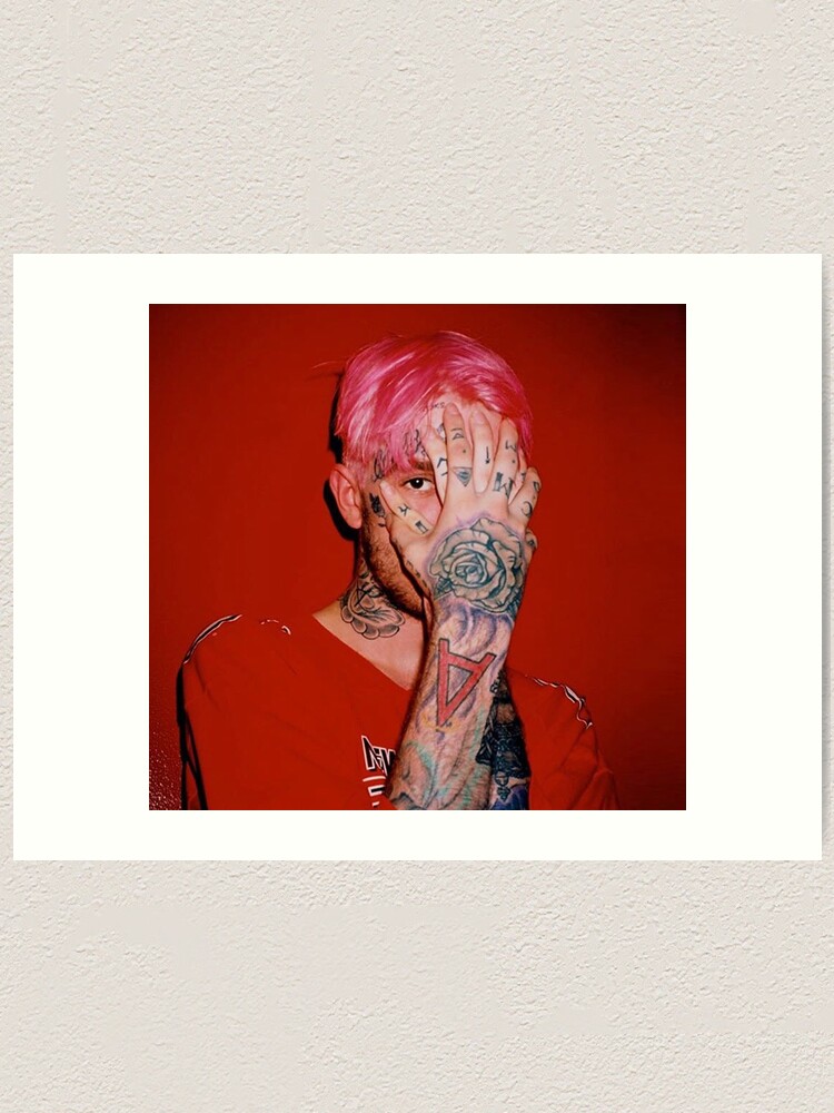 "The Red RAP Face Album Cover" Art Print for Sale by WahyuArtStore ...