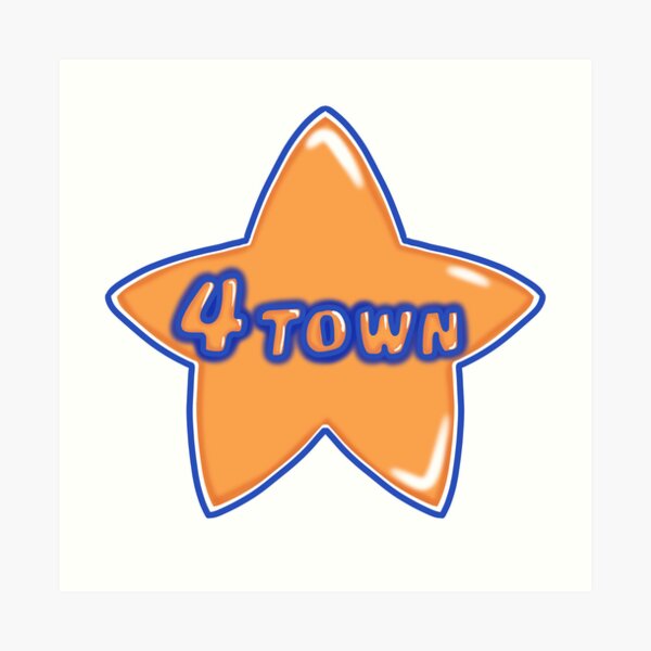 "Four Town" Art Print for Sale by BadgertheBagel | Redbubble