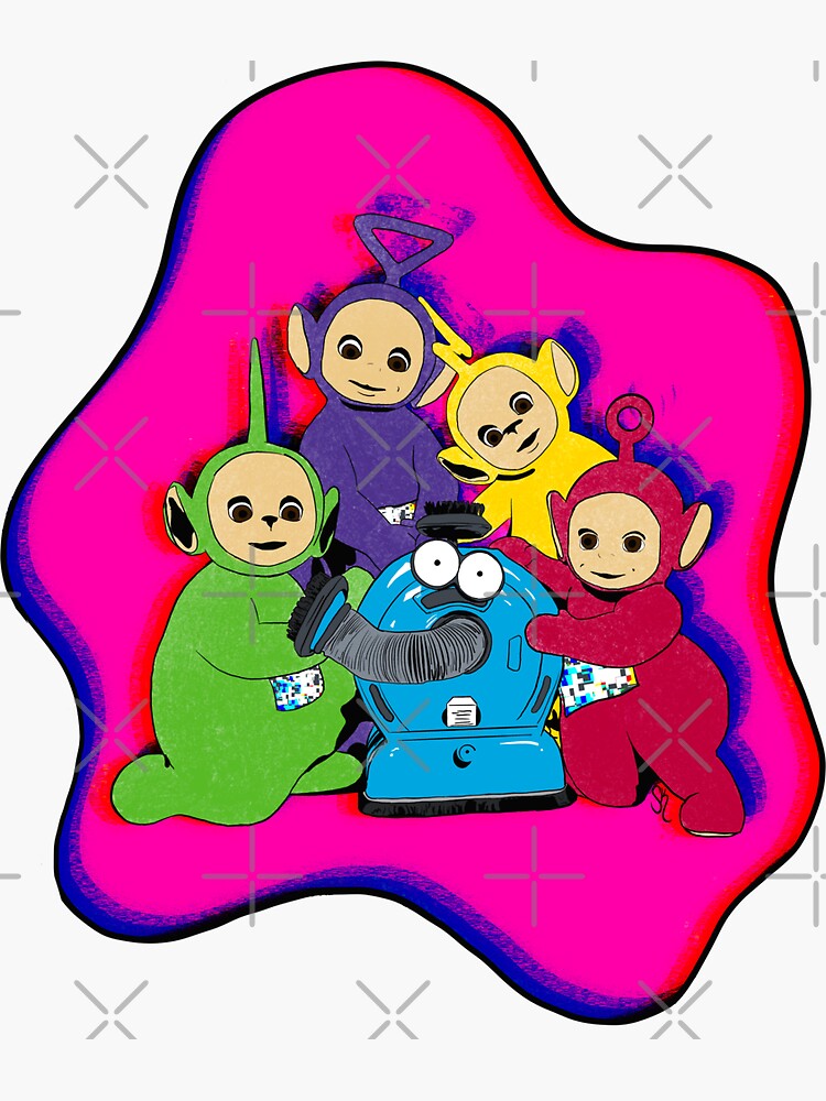"Teletubbies" Sticker for Sale by Psychedellux- | Redbubble