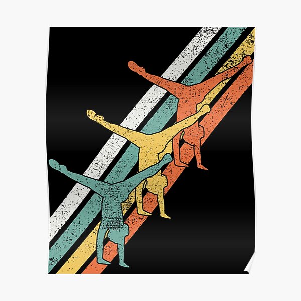 "Gymnastics Gymnasts Tumbling" Poster for Sale by Mealla | Redbubble