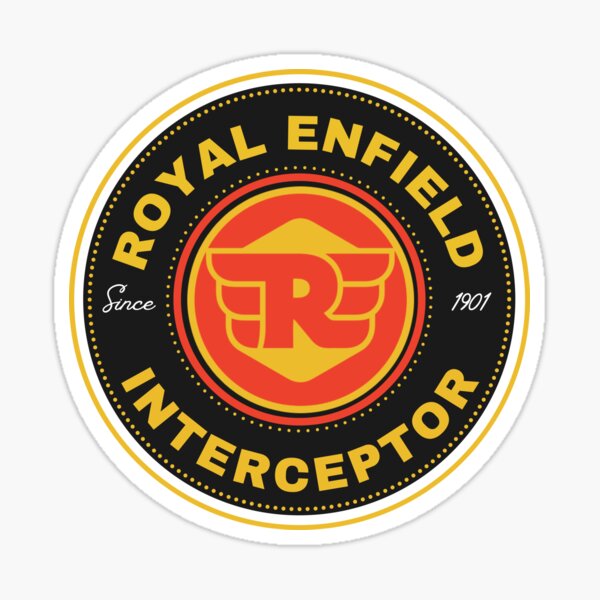"Custom Graphic Designs of Royal enfield Interceptor" Sticker for Sale ...