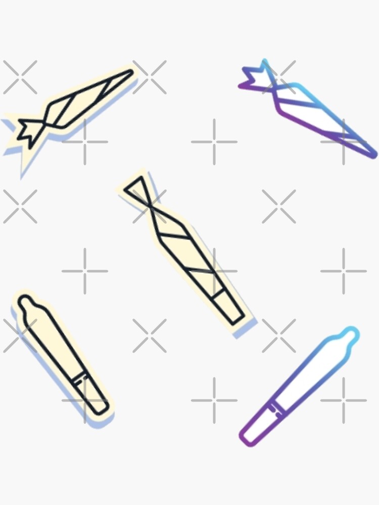 "Spliff" Sticker by Dripkomplex | Redbubble