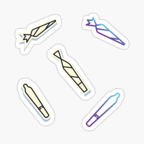 "Spliff" Sticker by Dripkomplex | Redbubble