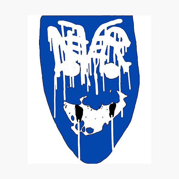 "Bladee Drain Gang NeVeR Shield Gang logo" Photographic Print for Sale ...