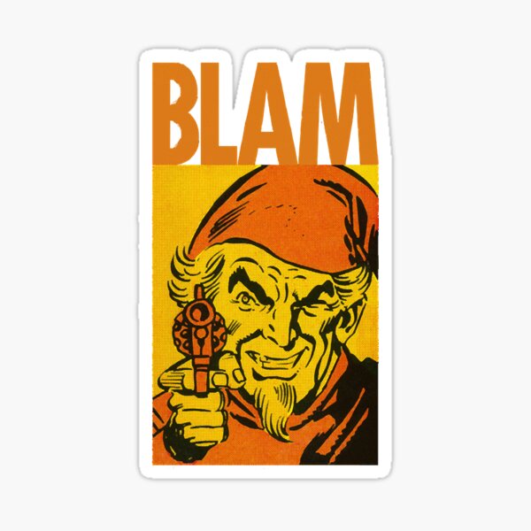 "Defender Villian Melf BLAM " Sticker by anhhuy875 | Redbubble