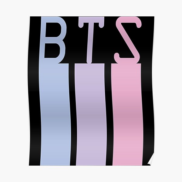 "BTS logo" Poster by selenneraeann | Redbubble