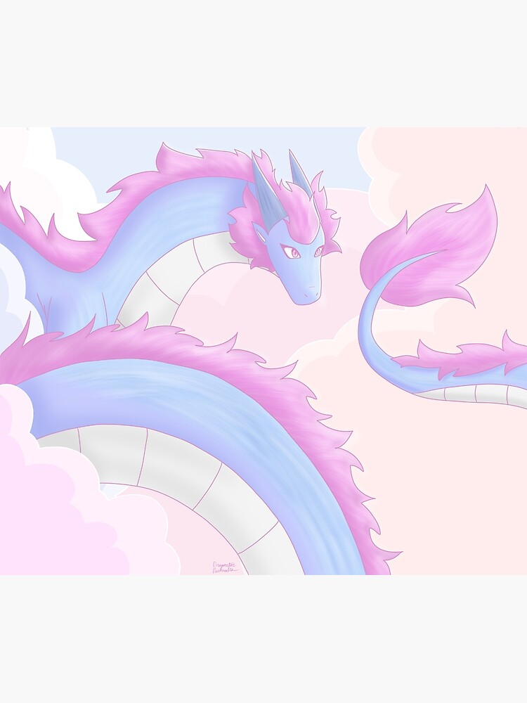 "Cotton Candy Dragon" Poster for Sale by Dragonstar87 | Redbubble
