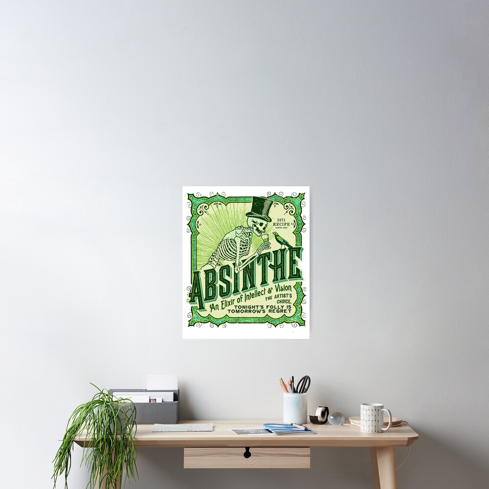 "Absinthe Label" Poster for Sale by segrob | Redbubble