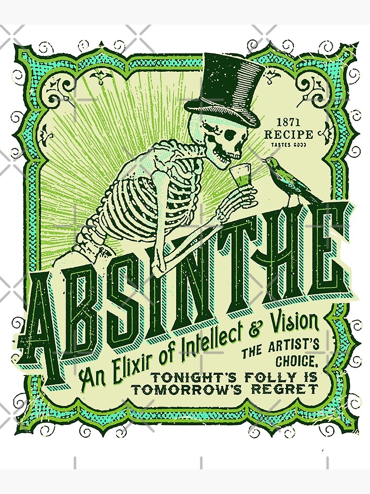 "Absinthe Label" Poster by segrob | Redbubble