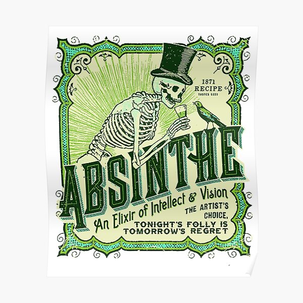 "Absinthe Label" Poster for Sale by segrob | Redbubble
