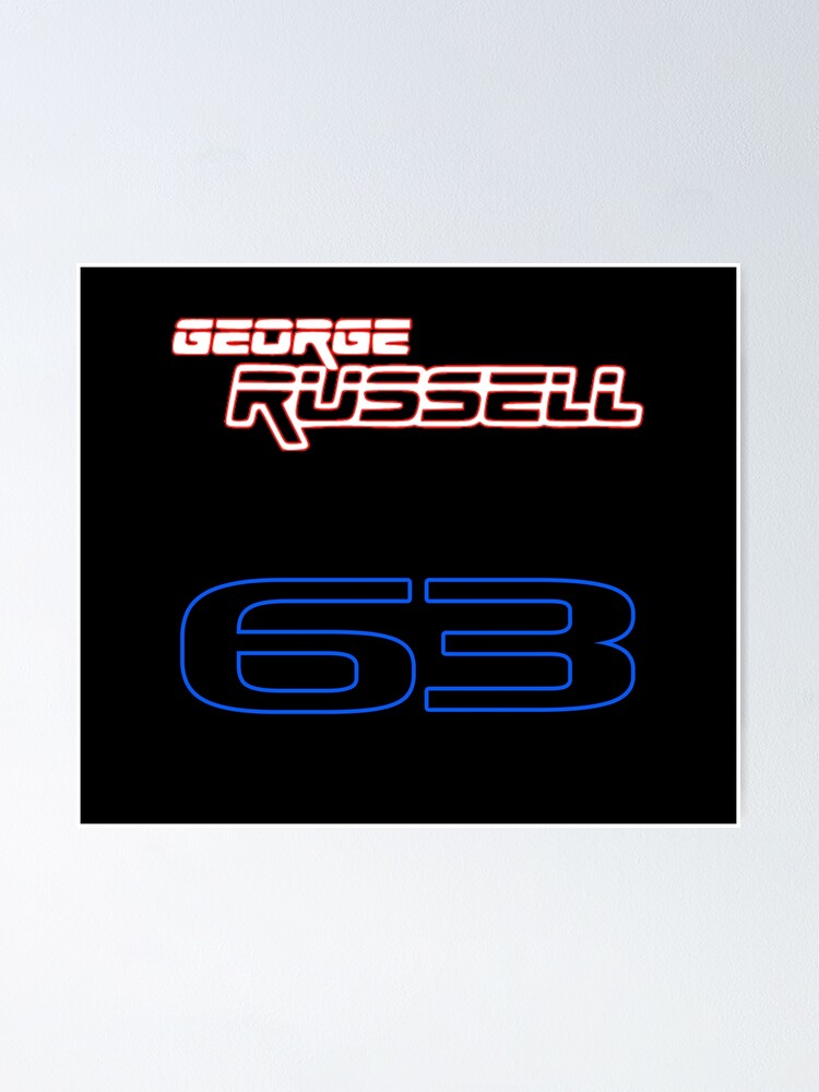 "Russell 63 - Season F1 2022" Poster by Arrows91 | Redbubble