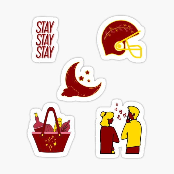 "red sticker pack 11" Sticker by DinoSour2 | Redbubble