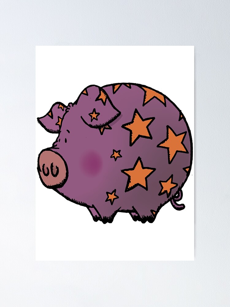 "Peter The Magic Pig " Poster for Sale by nhdon543 | Redbubble