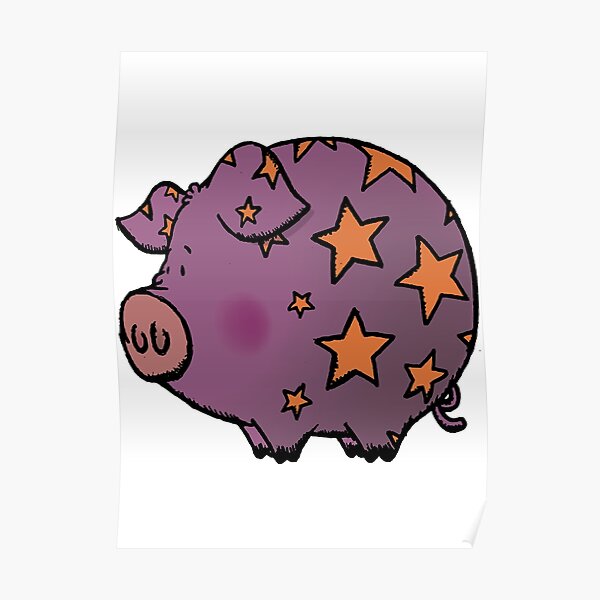 "Peter The Magic Pig " Poster for Sale by nhdon543 | Redbubble